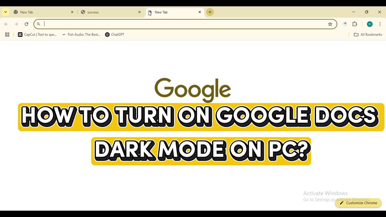 How to turn on Google dark mode on PC? - YouTube