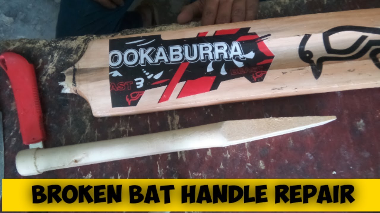 FIXED THE BROKEN HANDLE OF THE CRICKET BAT || @Ejazsportsrepair # ...