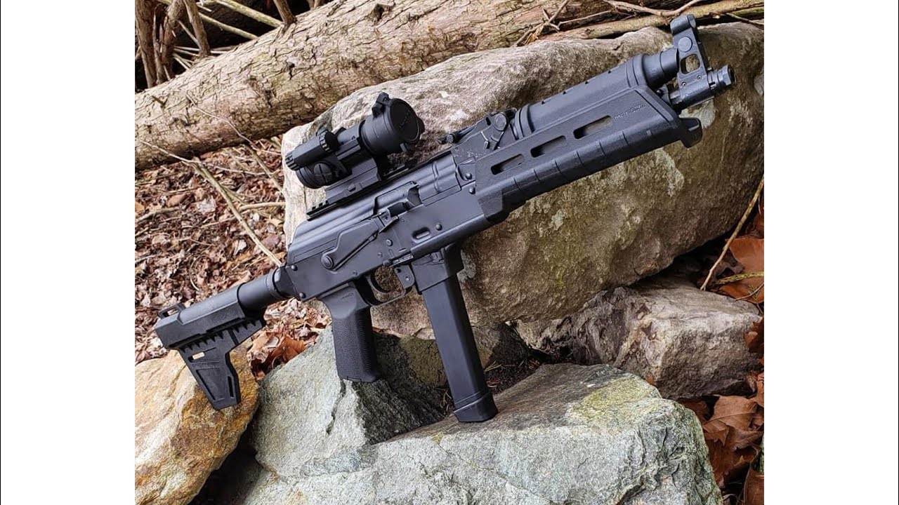 NAK9-X : 9mm AK pistol imported from Romania by Century Arms - YouTube