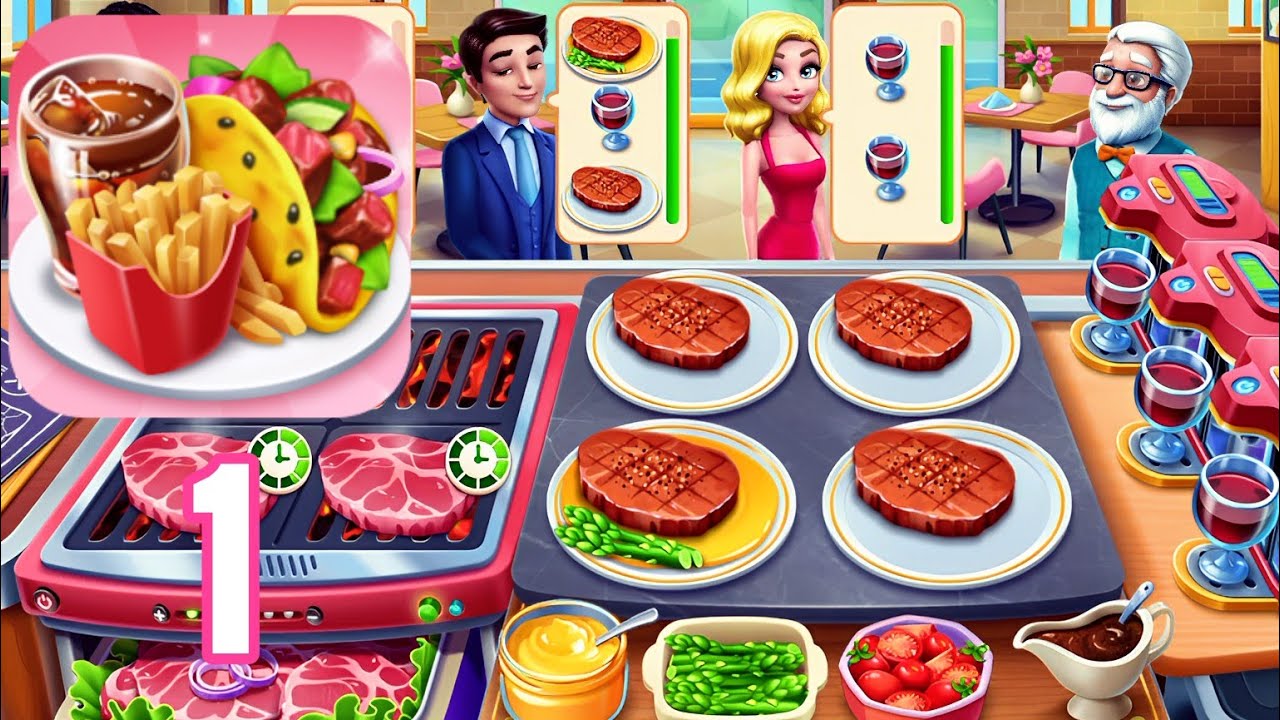 My Cooking - Gameplay Walkthrough Part 1 - Steakhouse (Android, iOS ...
