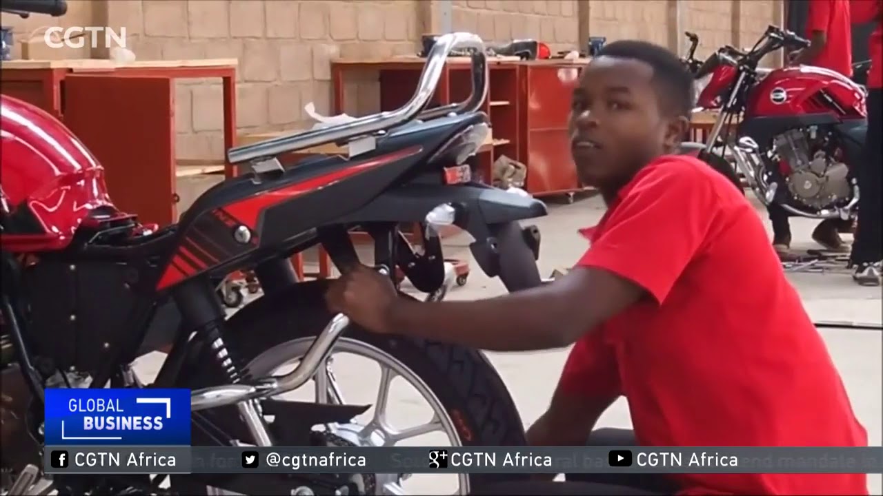 Rwanda's motorcycles industry thriving - YouTube