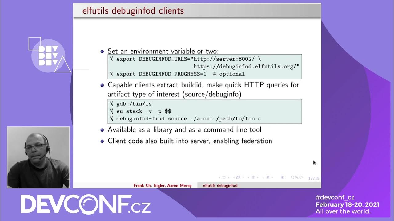 debuginfod: get debugging data + sources easily - DevConf.CZ 2021 - YouTube