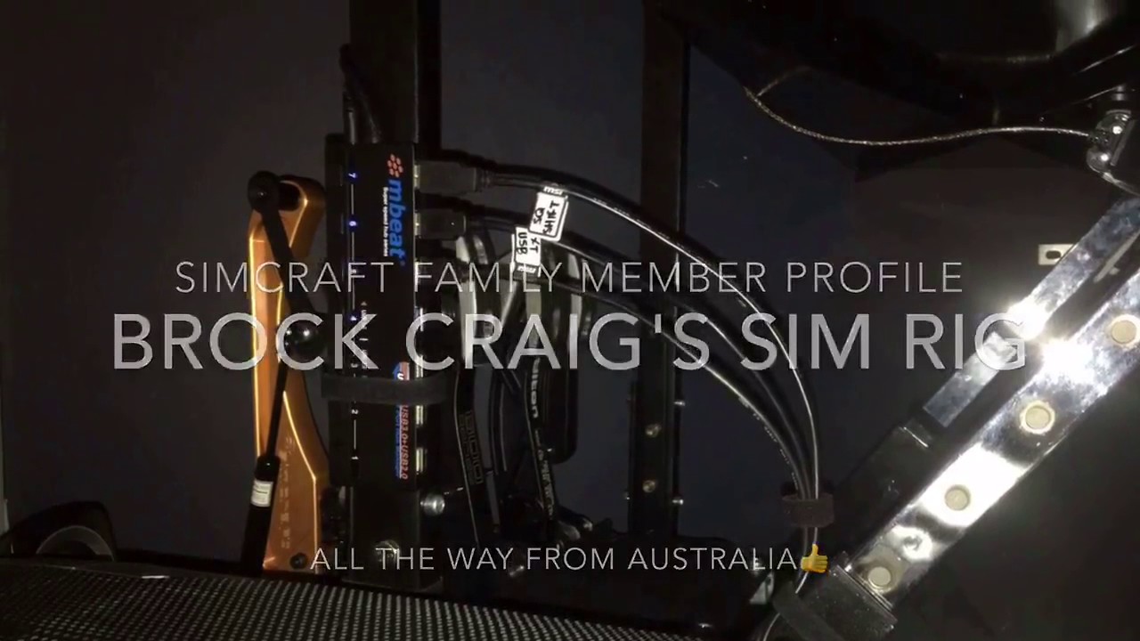 Brock Craig's DIY Sim Build with SimCraft/Tilton Pro Sim Racing Pedals ...