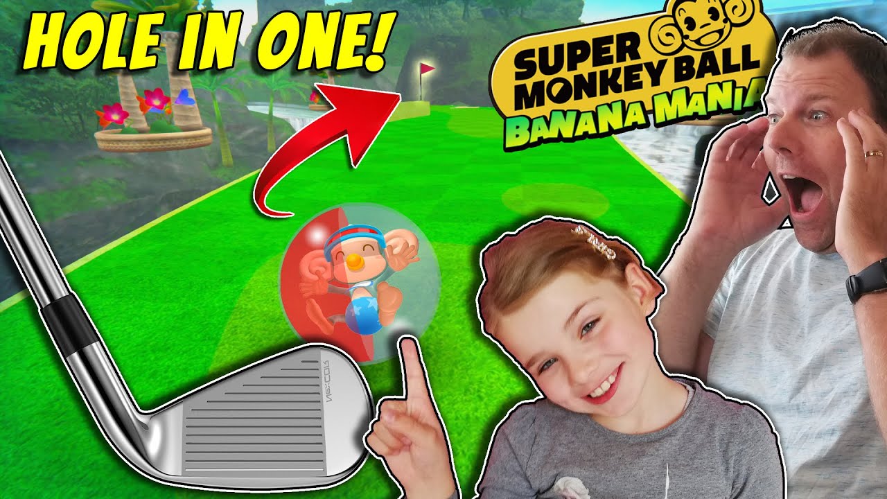 MINIGOLF & SOFIA LAVER HOLE-IN-ONE... FLERE GANGE!!! Super Monkey Ball ...