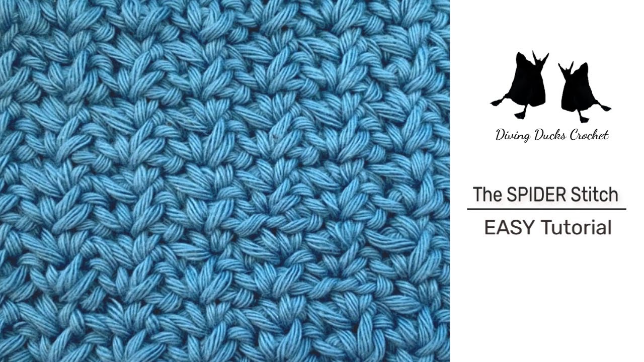 The SPIDER Stitch | EASY Crochet Stitch Tutorial - YouTube
