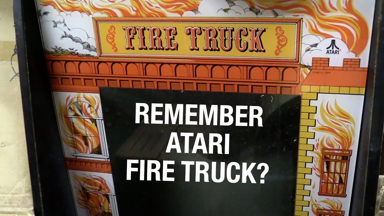 Atari FIRE TRUCK Arcade Game - YouTube