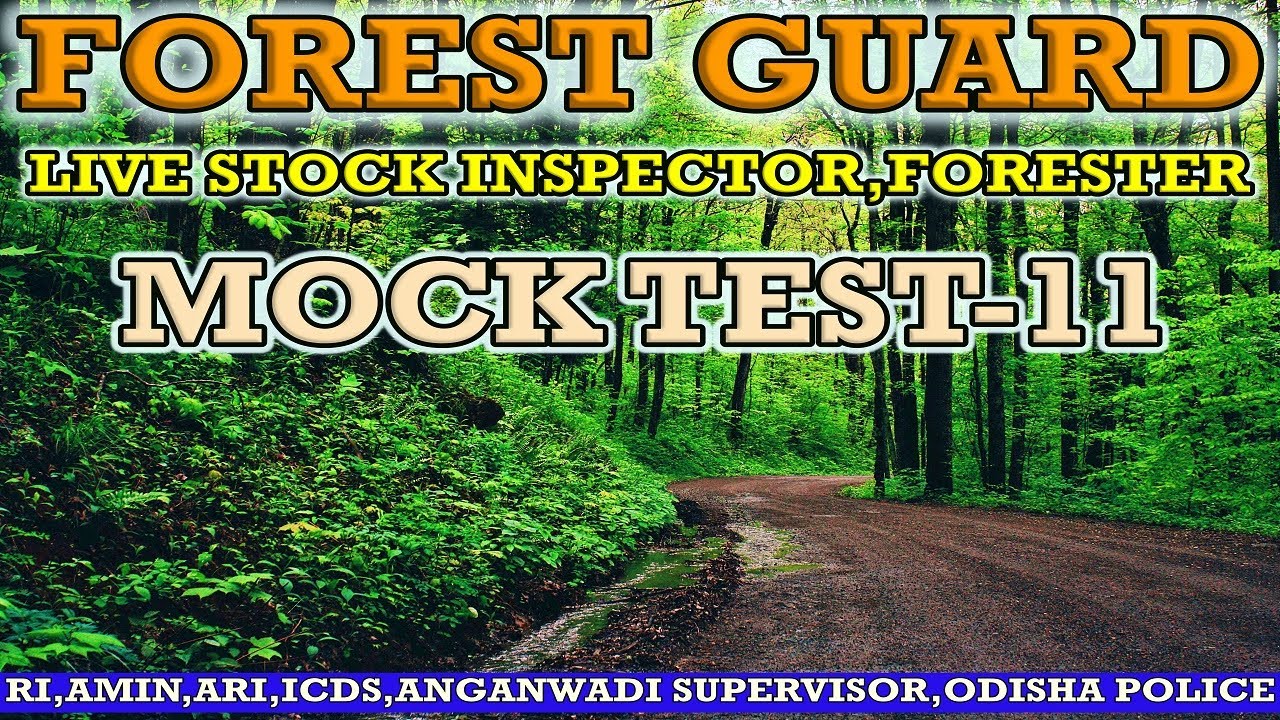 forest guard & Forester mock test-11 | LI Mock Test | forest guard ...