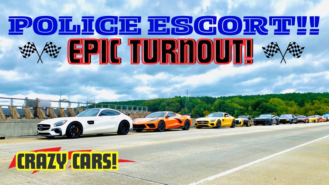 POLICE ESCORT SUPERCARS ! (TOUR DeLux RALLY ) LETR 2023! - YouTube