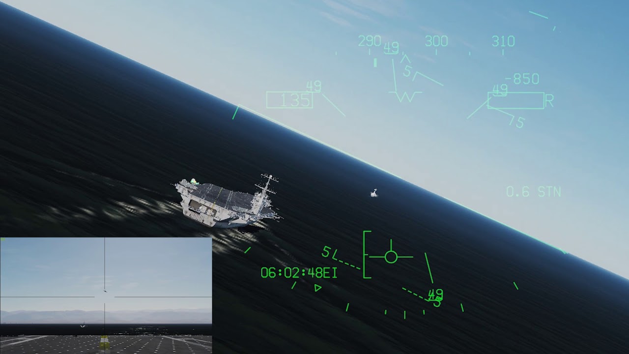 Carrier Landing | HUD TAPE + Plat Cam - YouTube