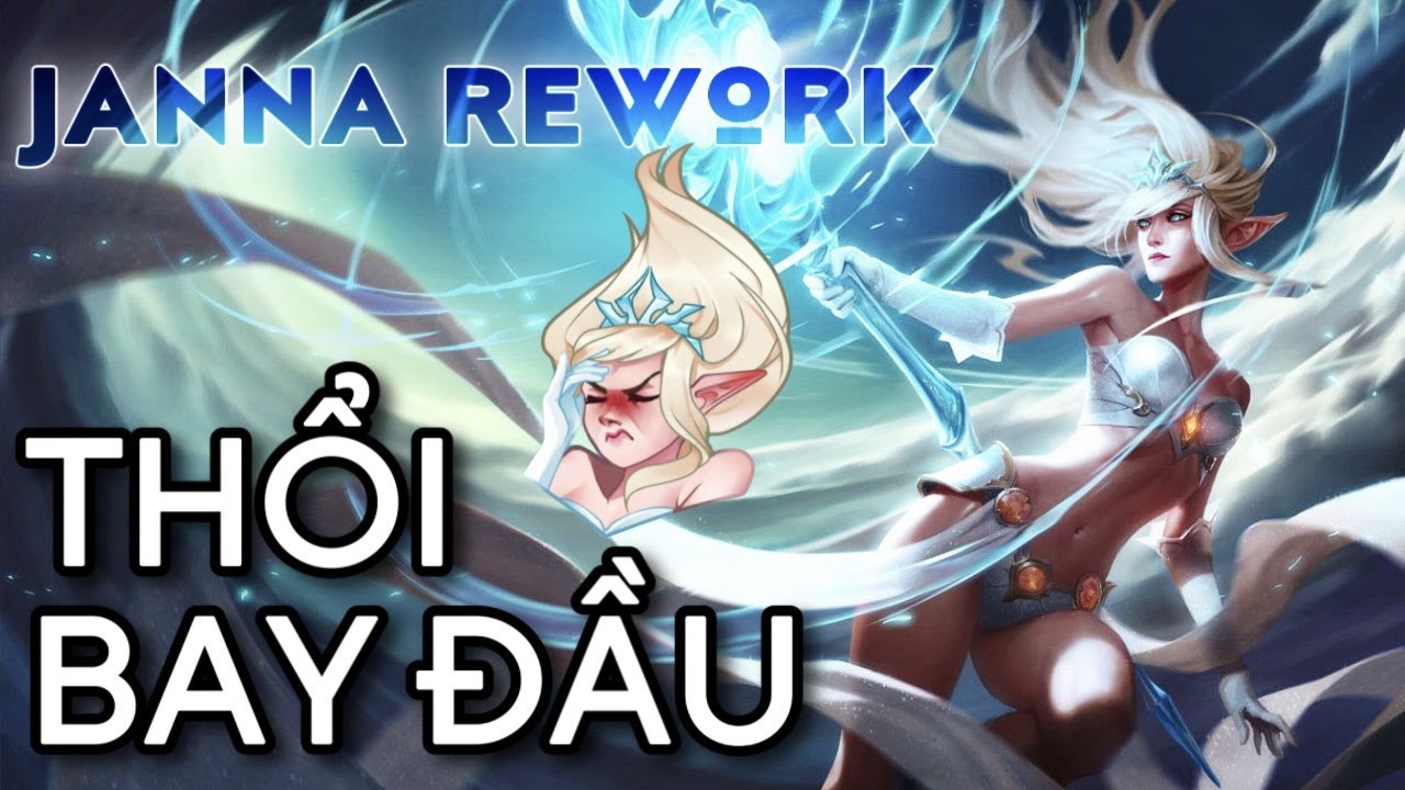 Wild Rift/Tốc Chiến - Janna rework Lốc thổi bay đàooo - YouTube