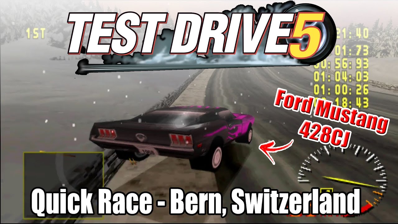 Test Drive 5 (PS1) | Quick Race - Bern, Switzerland - Ford Mustang ...