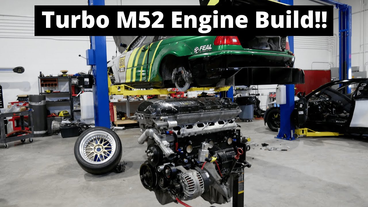 Turbo BMW M52 Engine Build! - YouTube