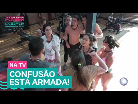 Briga entre casais Furlan e Eikos gera confusão generalizada na Mansão | Power Couple
