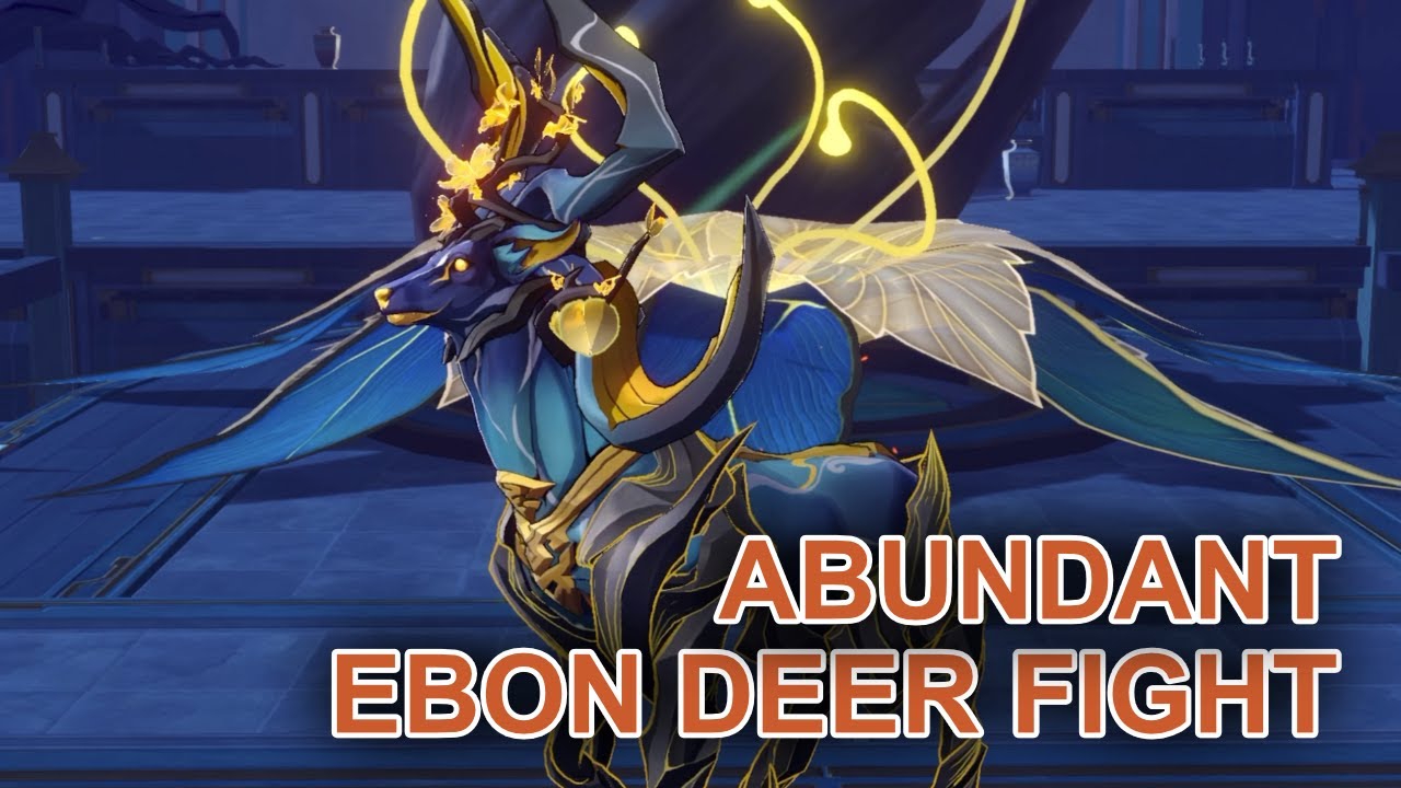 Abundant Ebon Deer Fight (includes pre-and-post fight cutscenes ...