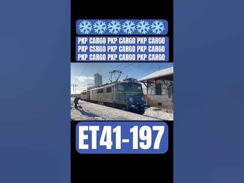 Elektrowóz #ET41-197 #PKP CARGO solo Gdańsk Oliwa linia kolejowa nr 202 - YouTube