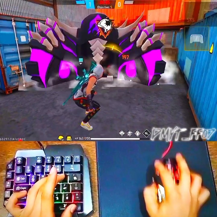 Mastering Free Fire: Keyboard and Mouse Gameplay with Handcam #shorts ...