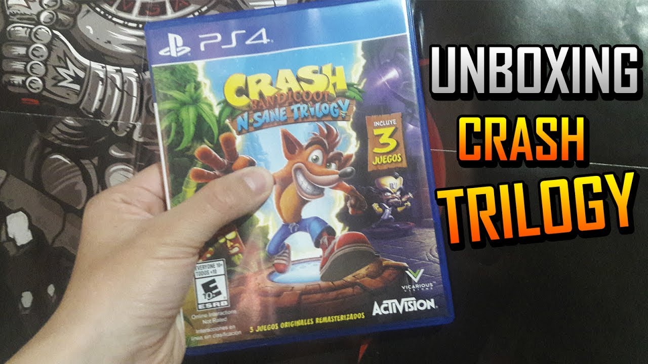 Unboxing Crash Bandicoot Insane Trilogy PS4 + Saldrá en XBOX ONE, N ...