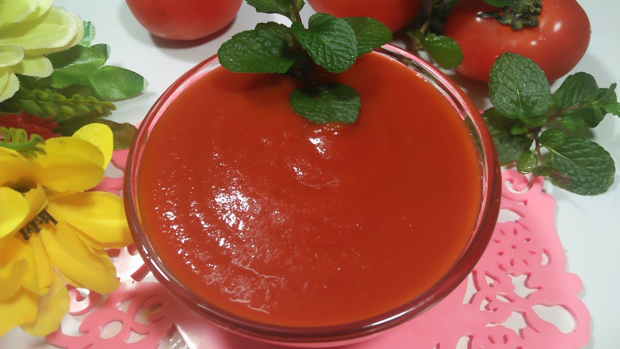 Haw to make Tomato Kechup। Homemade Tomato sauce।Easy Healthy Tomato ...