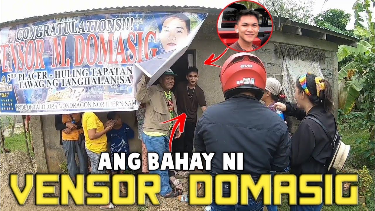 ANG BAHAY NI VENSOR DOMASIG , ANG 3RD PLACER OF TAWAG NG TANGHALAN S7 ...
