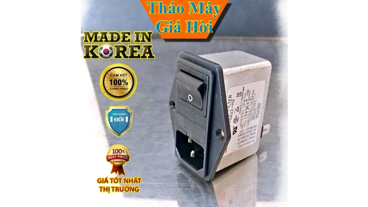 Bộ lọc nhiễu nguồn điện 6A 250VAC IP-0622-H2 DIT cho loa âm thanh ...