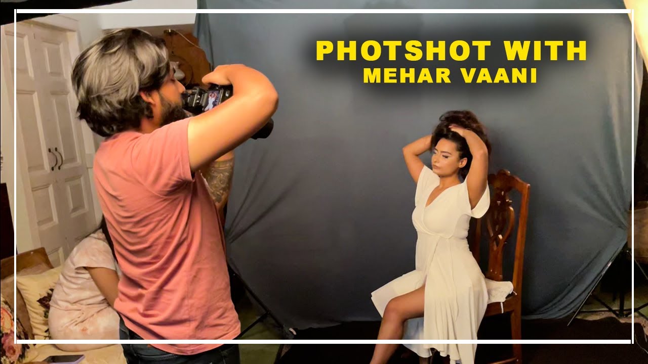 EPIC PHOTOSHOOT WITH MEHAR VAANI IN MEHAR VAANI HOUSE - YouTube