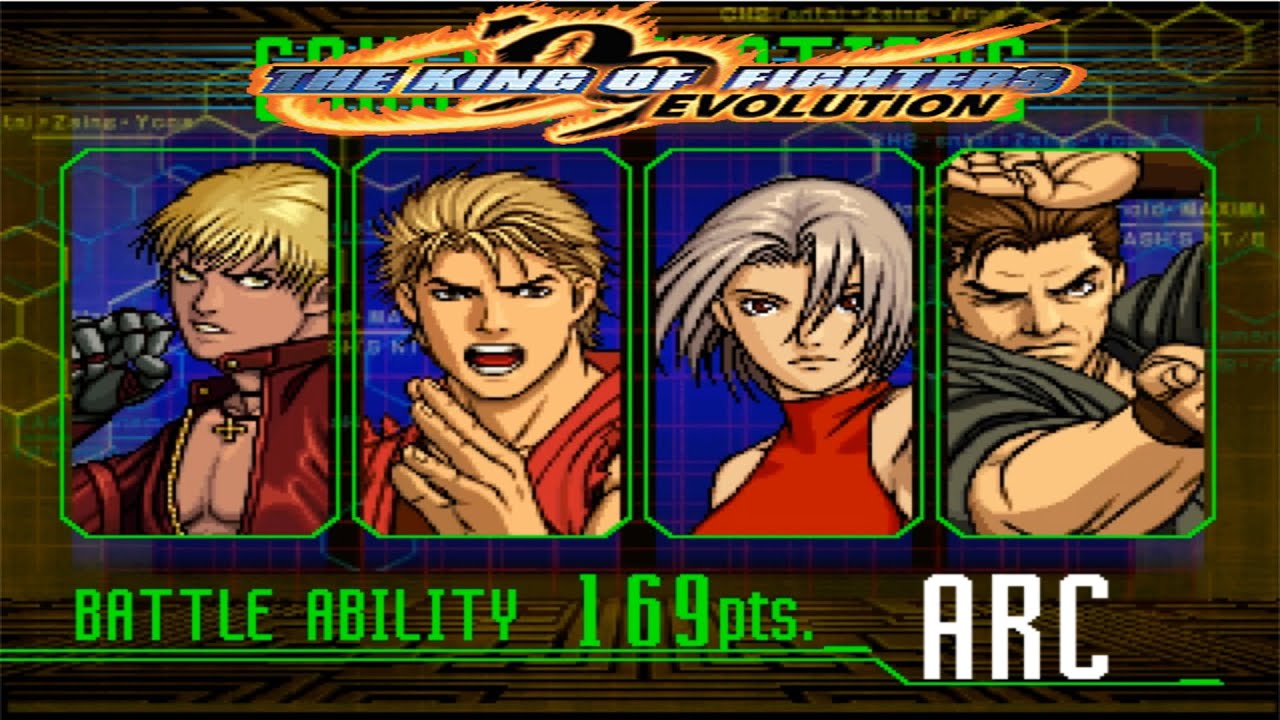 King of Fighters Evolution K Ryo Mary and Takuma Playthrough - YouTube