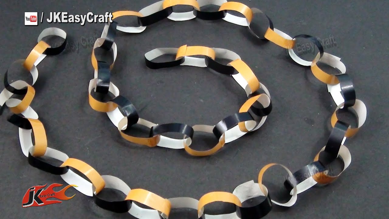 Easy Paper Party Decorations / Paper chain garland | How to make | JK ...