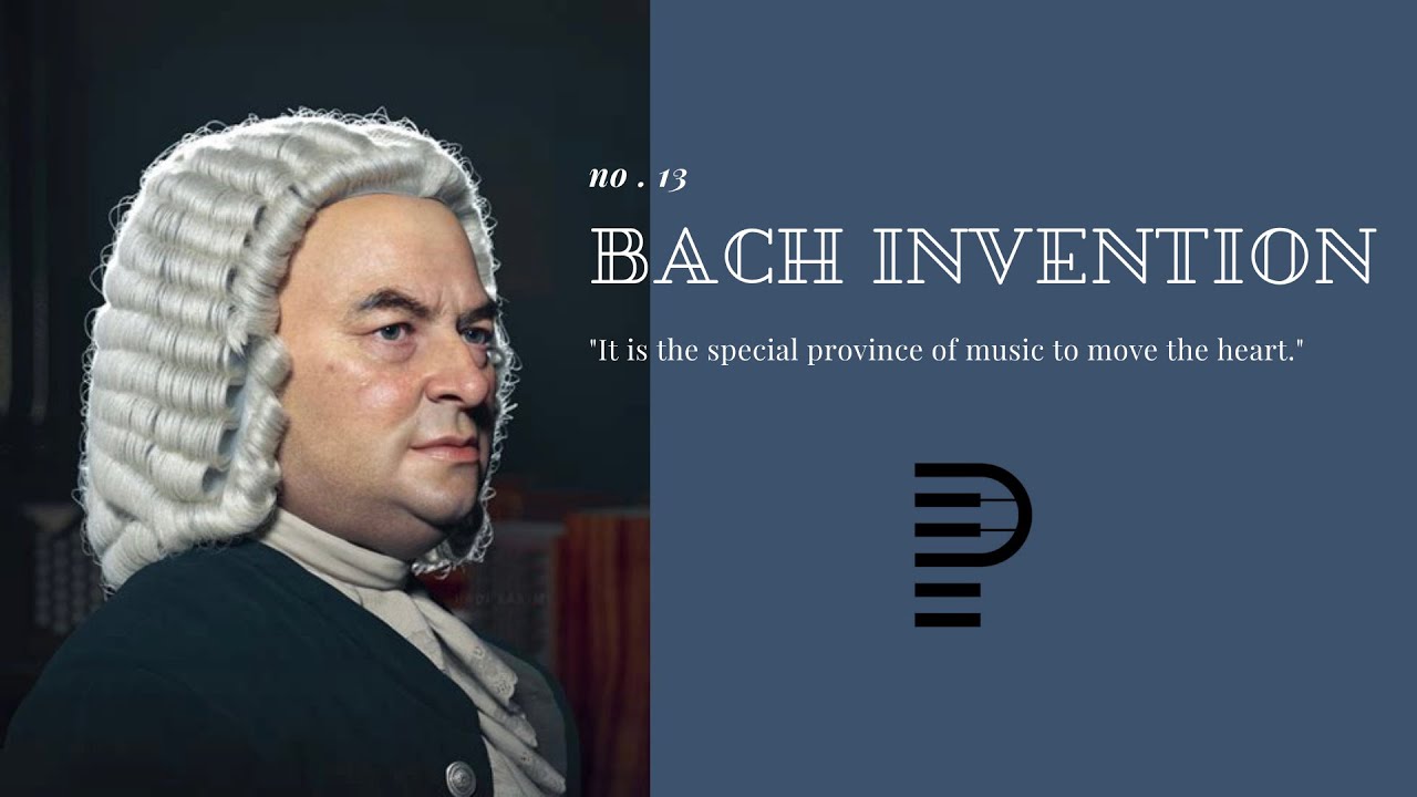 Bach 2 part invention No.13 - YouTube