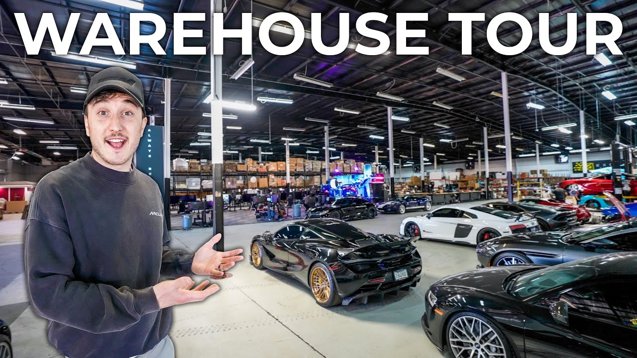 Full Tour Of The New 30,000 SqFt Podium 1 Racing Warehouse - YouTube