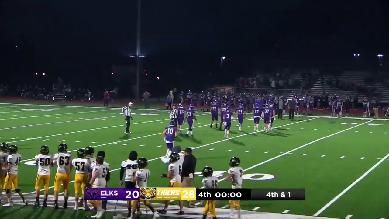 2020-2021 Prairie Grove Tigers vs Elkins Elks Football - YouTube