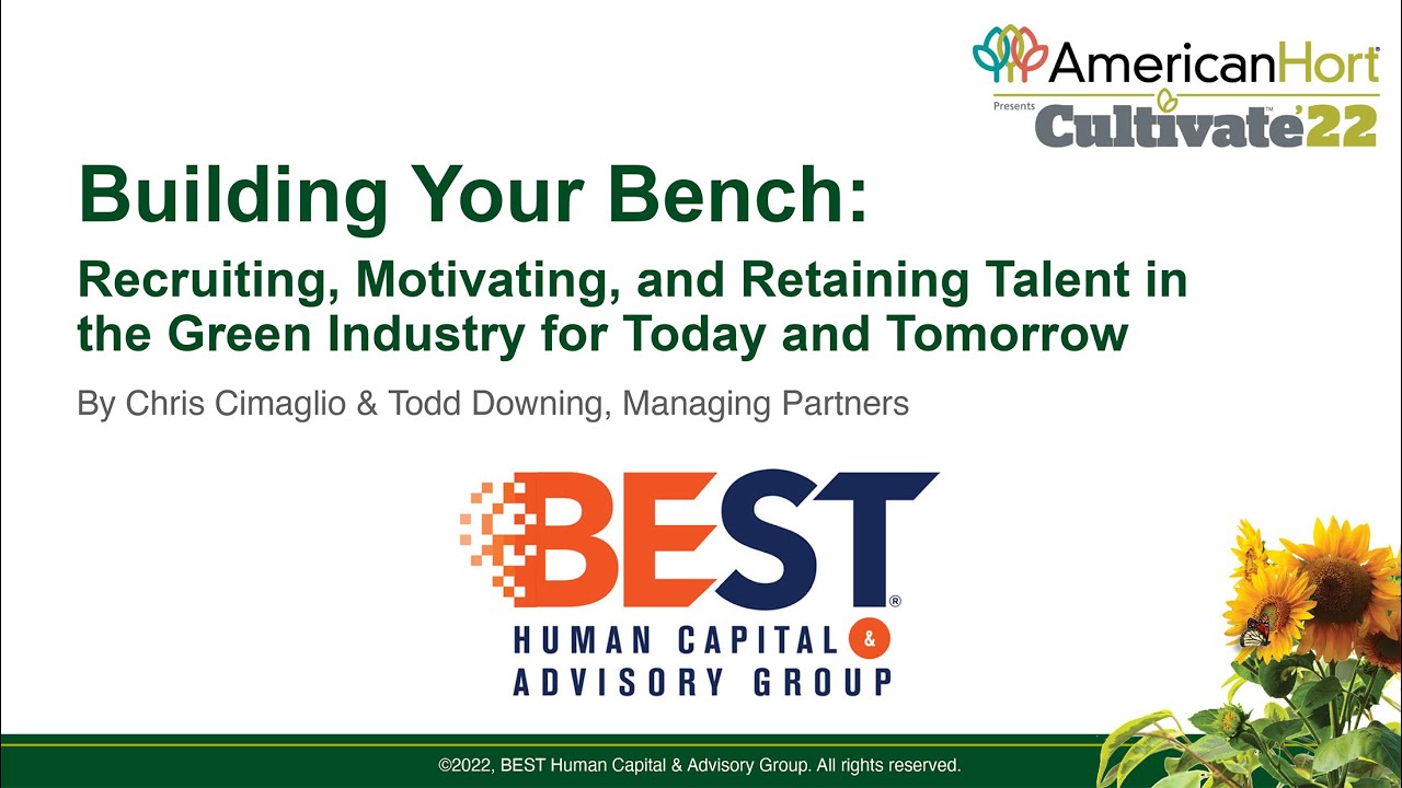 Building Your Bench: Recruiting, Motivating, and Retaining Talent in ...