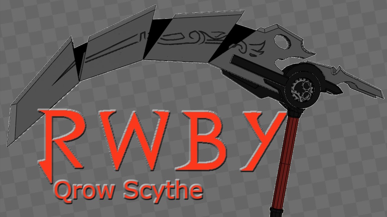 Rwby Qrow Scythe transformable papercraft - YouTube