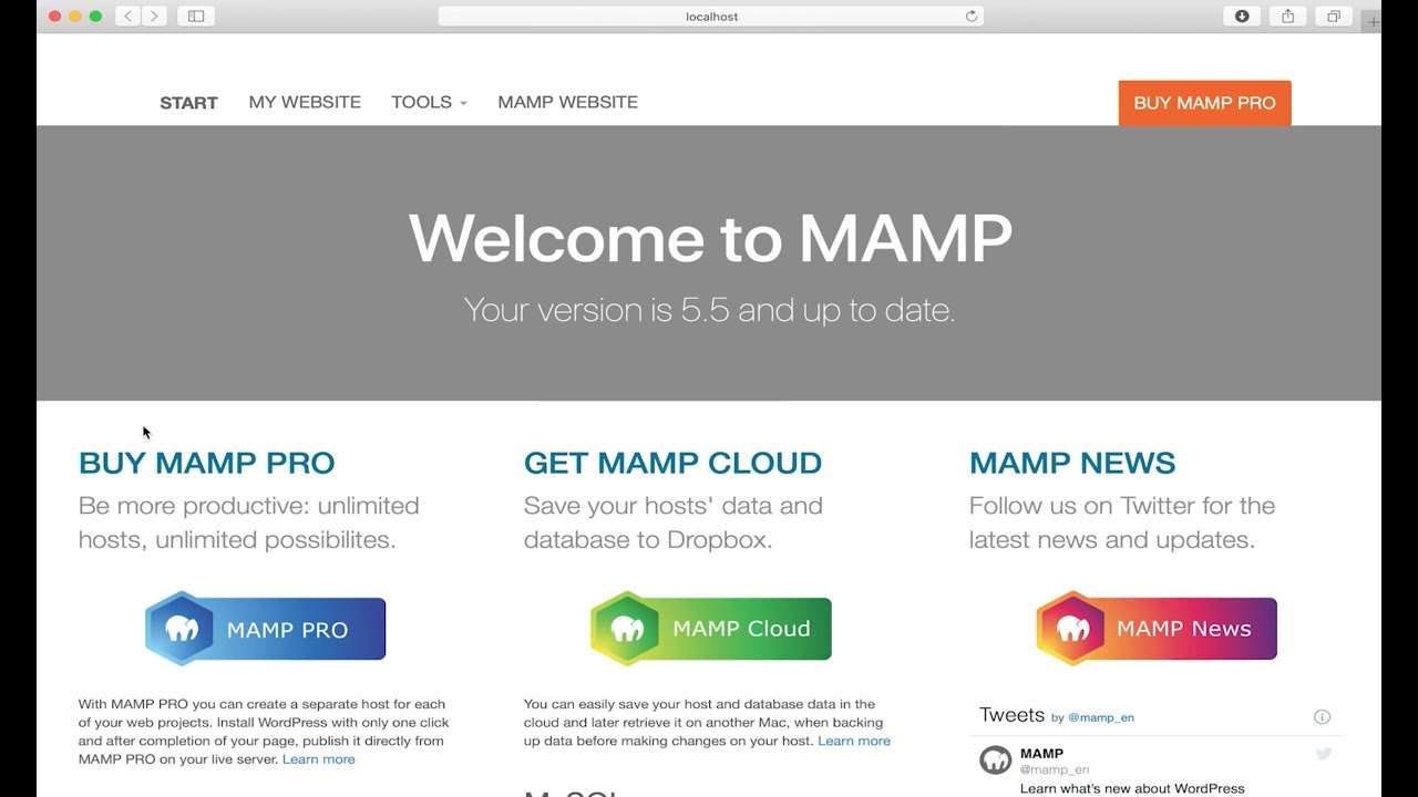Descarga e instalación de MAMP en Mac OS y primer Ejecución Script PHP ...