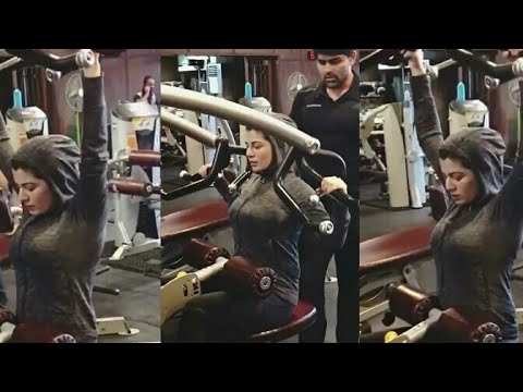 Kainath arora hot workout tight outfit
