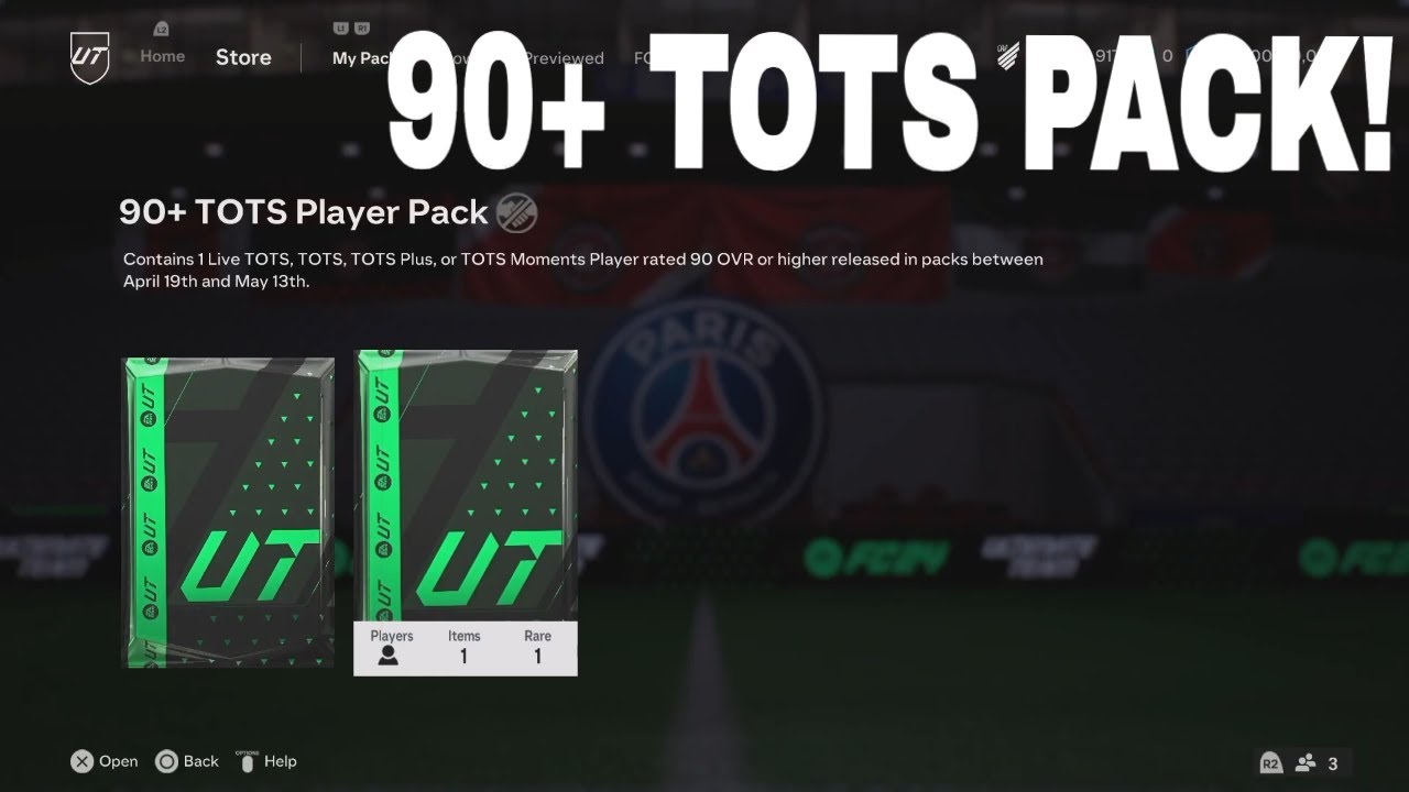 My 90+ TOTS Pack! FC 24 Ultimate Team! - YouTube