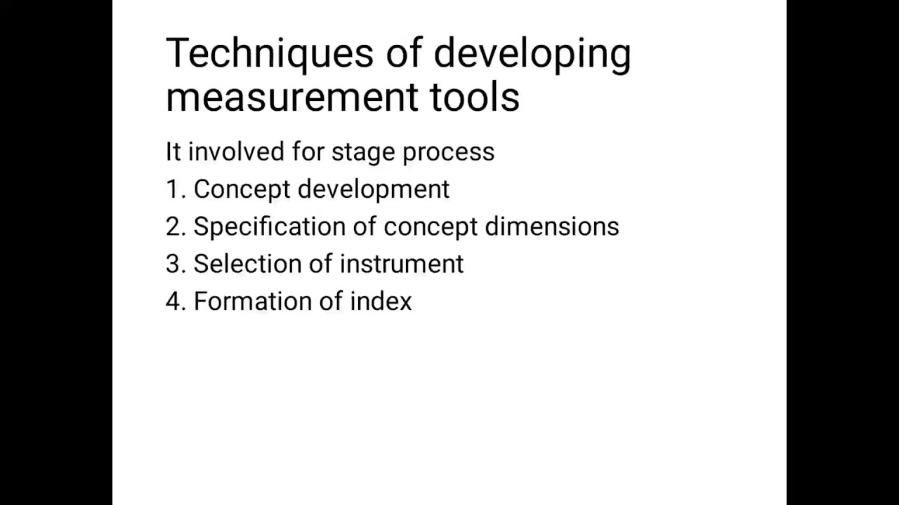 Research methodology (Bcom/BBA)-developing measurement tool and ...