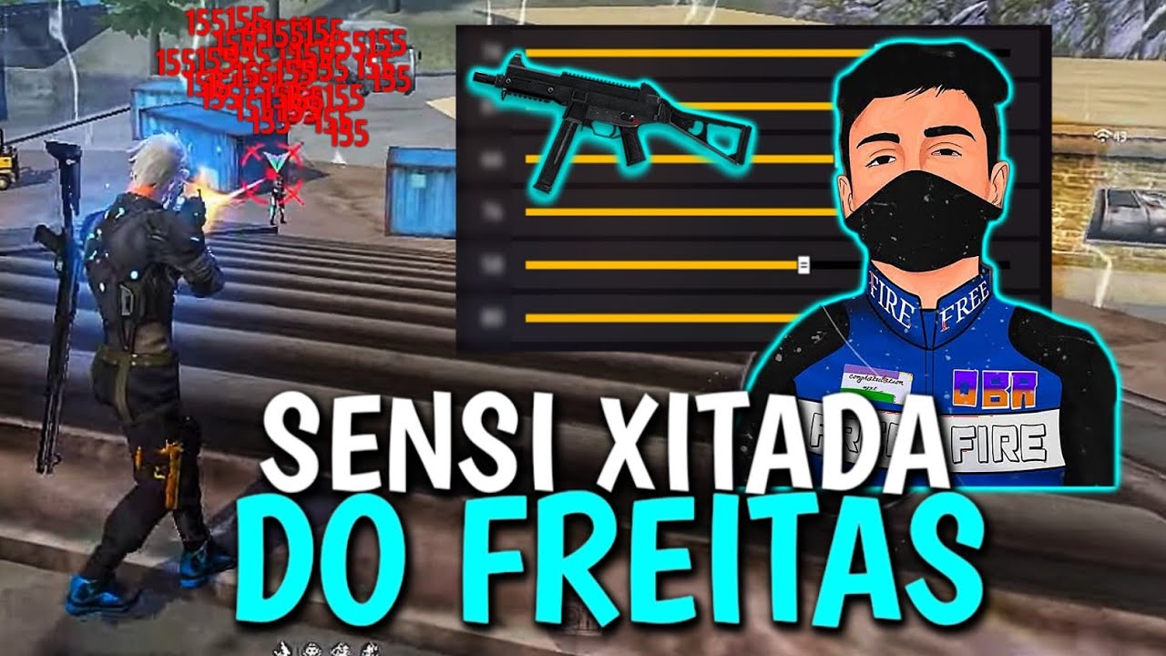 SENSI ATUALIZADA DO FREITAS 🤬⚙️ a MELHOR SENSIBILIDADE para SUBIR CAPA ...
