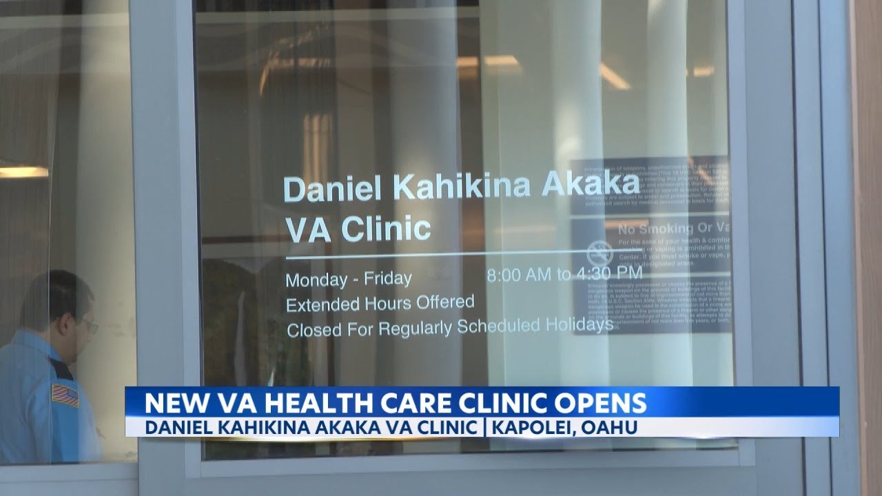 New Veteran Affairs Health Clinic opens in Kapolei - YouTube