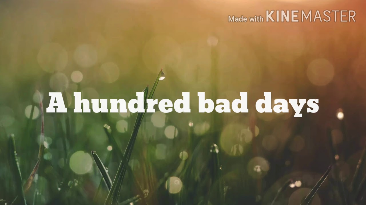 100 Bad Days|AJR|Lyrics - YouTube