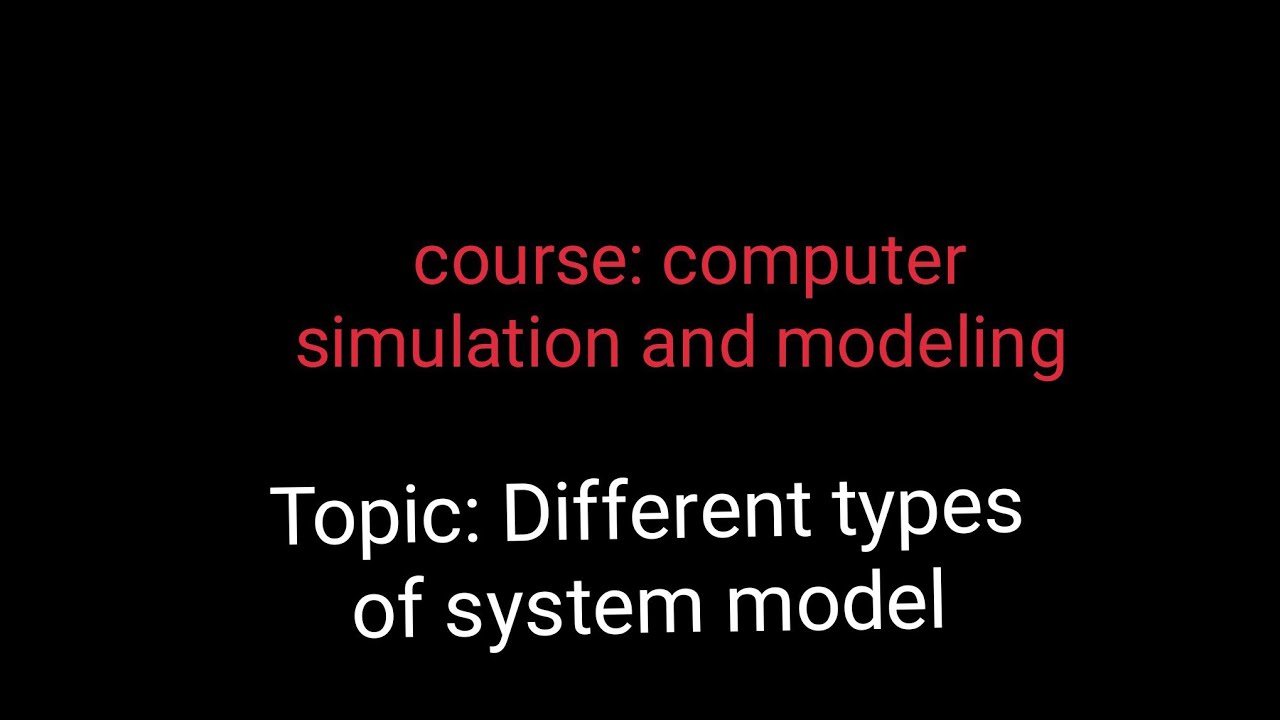 Different types of system model - YouTube