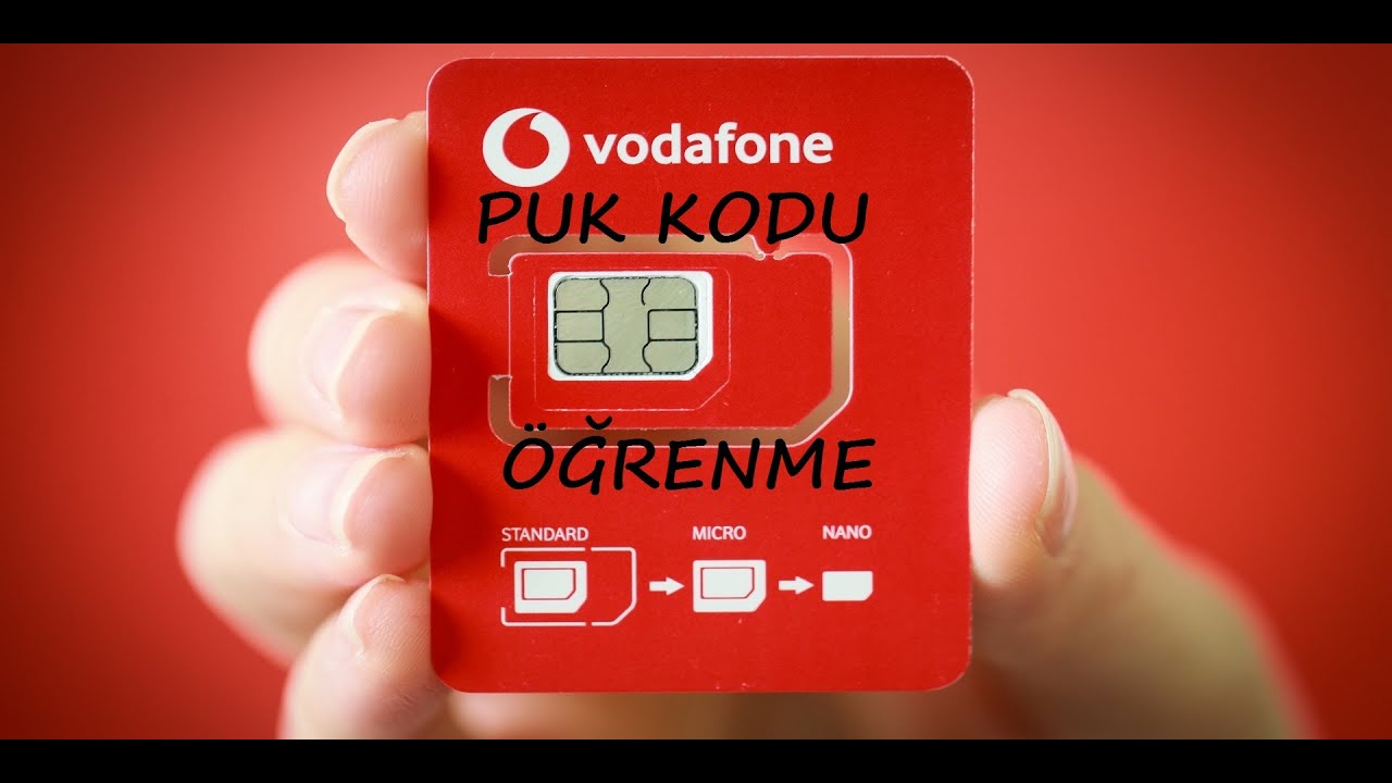 VODAFONE PUK KODU ÖĞRENME VODAFONE SİM KART BLOKESİ NASIL KALDIRILIR ...