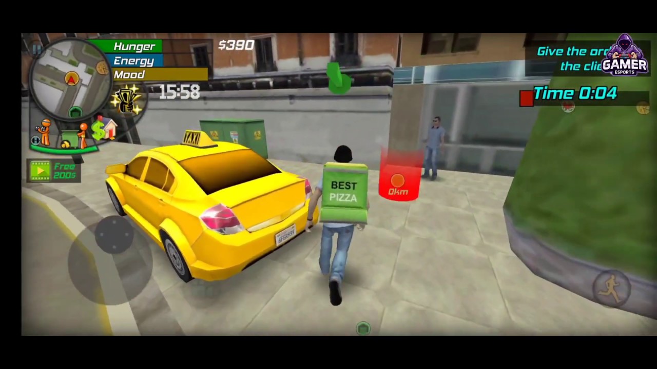 Big City Life: Simulator #3 //gym and pizza delivery job //Android ...