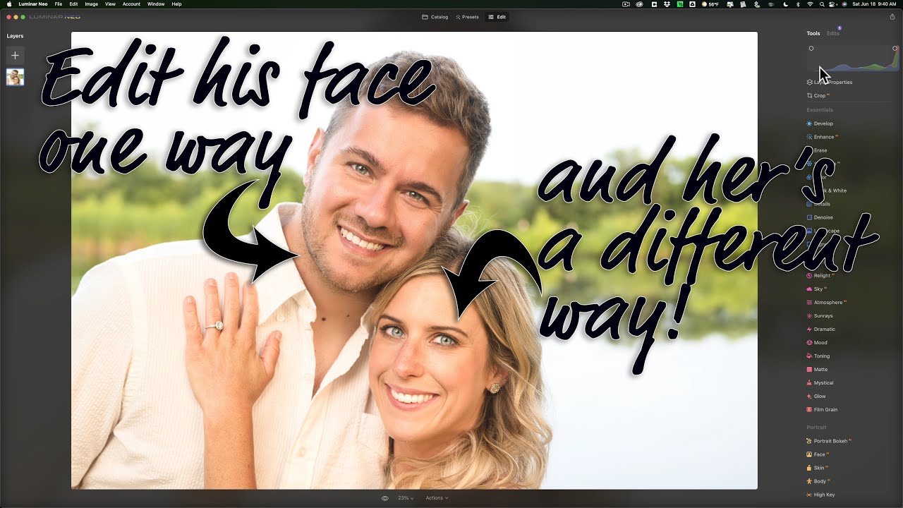 How To Do UNIQUE Edits to Different People in Neo (Masking Tutorial ...