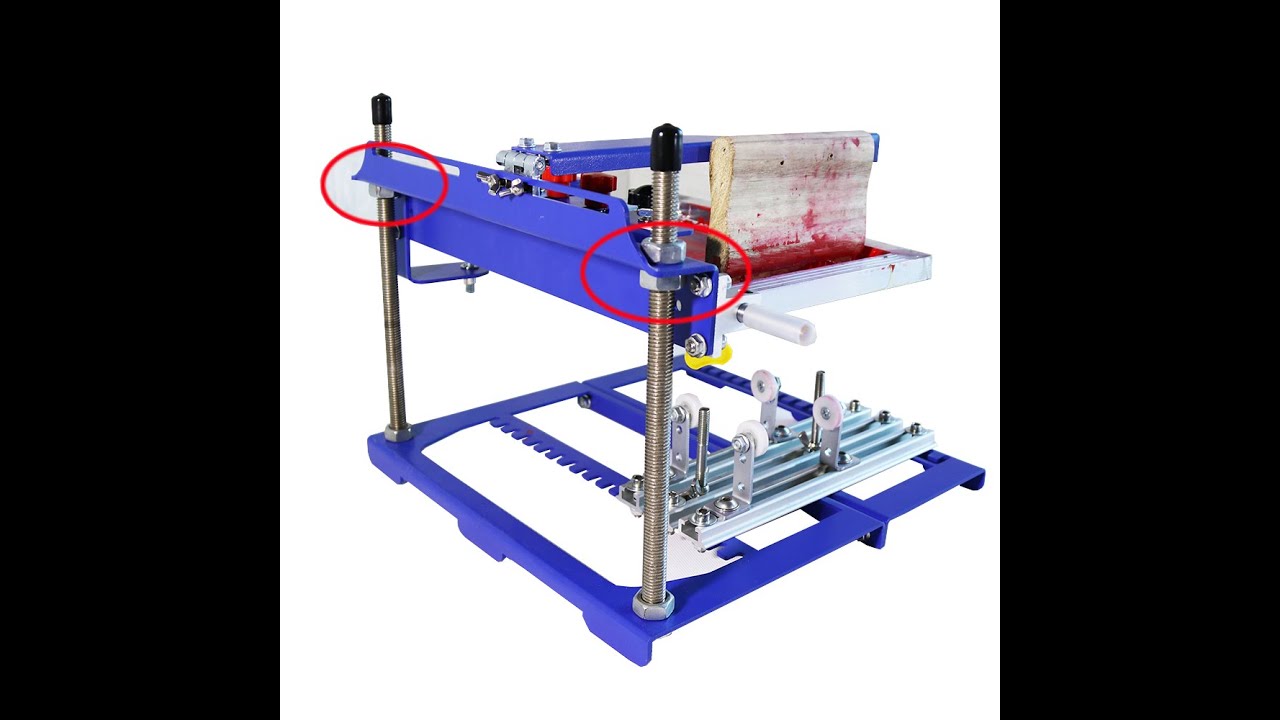 Cylindrical printing machine----JM MCP170A - YouTube