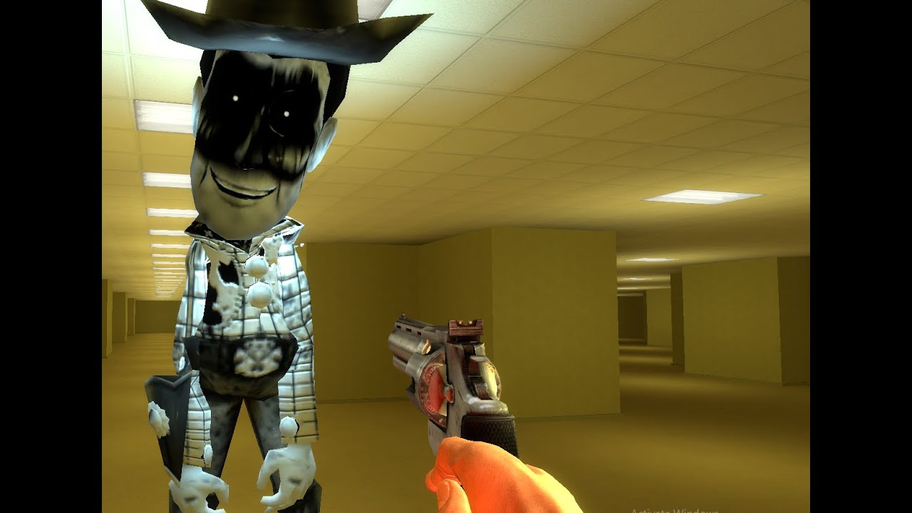 Gmod corrupted woody but in the backrooms - YouTube