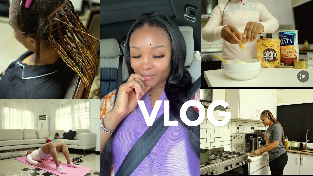 *I Tried Fulani Braids* Nikolas Pilates left Me Breathless! +Protein ...