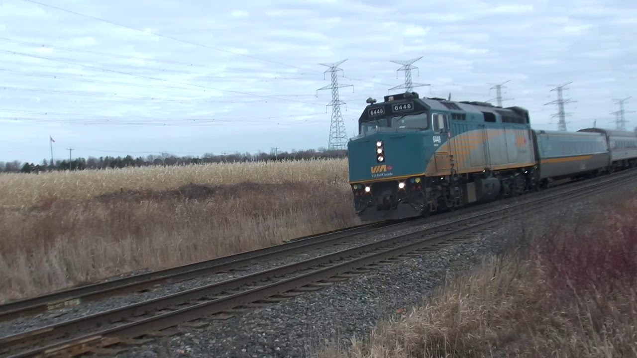 VIA #63 / F40PH-2D#6448 / AT BENNETT RD: - YouTube
