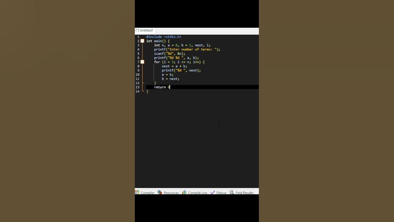 Fibonacci Series♾️fibonacci Fibonacciseries Fibonaccisequence Coding Codewithalpha