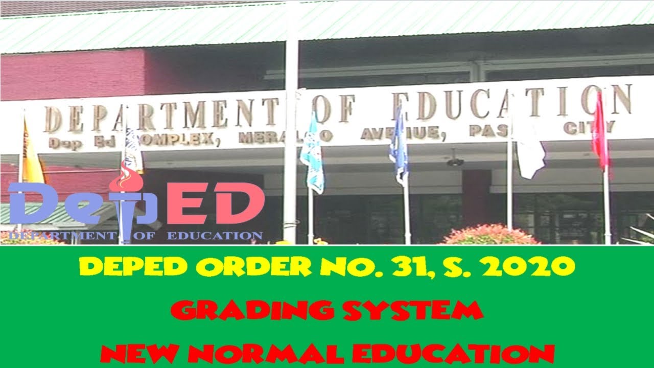 NEW GRADING SYSTEM | New Normal Education | DepEd | 2020 - YouTube