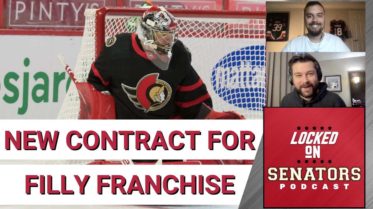 Senators Sign Filip Gustavsson To A New Contract + SensCentral Citizen ...